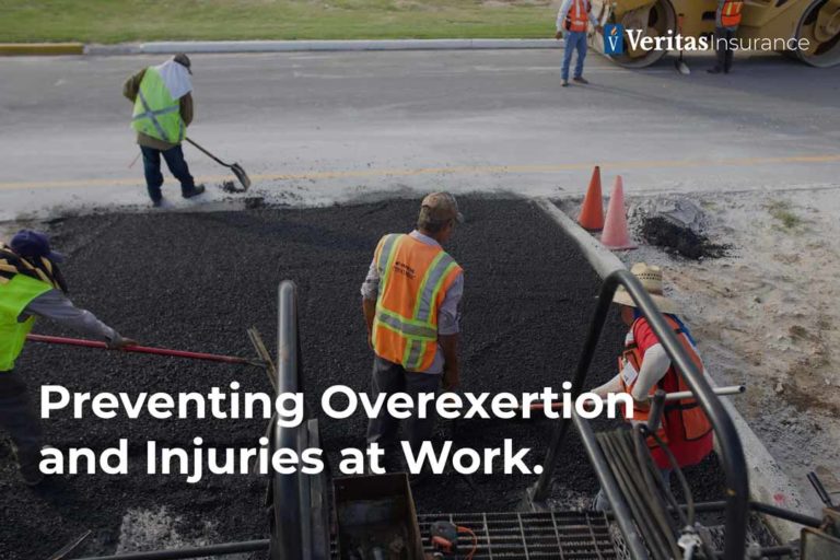 Preventing Overexertion and Injuries at Work - Veritas Insurance And ...